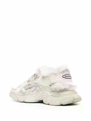 Balenciaga Faux-fur Track Sandals