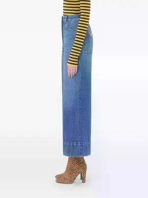 Valentino Garavani Cuffed Denim Trousers
