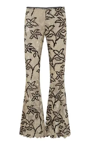 SIEDRES Jeslynn Velvet Flared Pants
