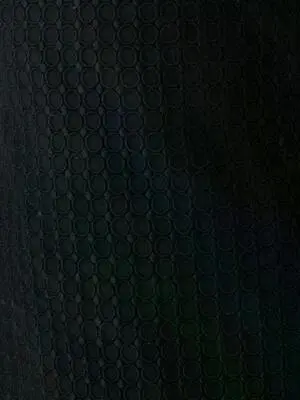 David Koma Mesh Sleeve Flared Mini Dress