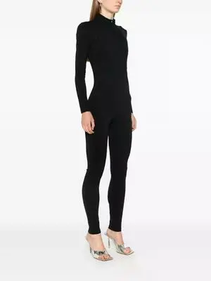 NISSA Embellished Zip-up Jumpsuit