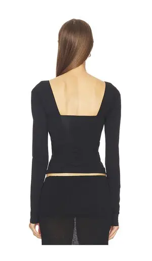 THE LINE BY K Rian Top - Black