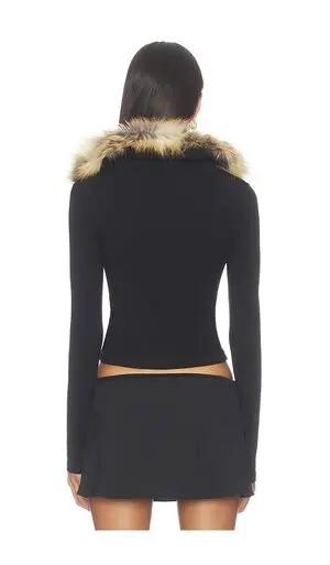 Ottolinger Furry Fitted Polo Top