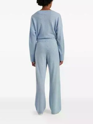 Chinti & Parker Baby Wide-leg Knitted Track Pants