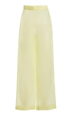 MARLIES GRACE Flora Organza Pants - Yellow