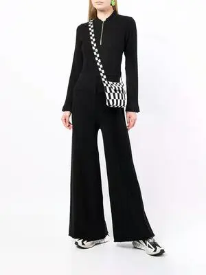 ONEFIFTEEN Ribbed Fine Knit Jumper - Black