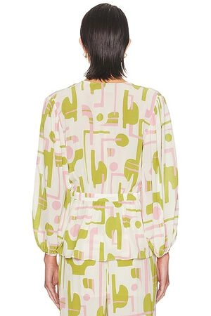 ADRIANA DEGREAS Tie Front Top