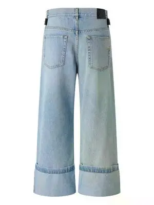 Pinko Cuffed Belted Jeans