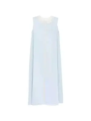 SHATHA ESSA Bead-embellished Maxi Dress - Blue