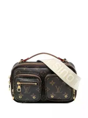 LOUIS VUITTON Monogram Utility Satchel - Brown
