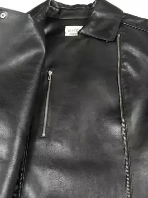 Hermès Calf Leather Zip-up Riders Jacket
