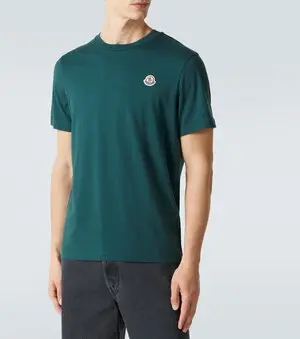 Moncler Set Of 3 Cotton Jersey T-shirts - Multicoloured