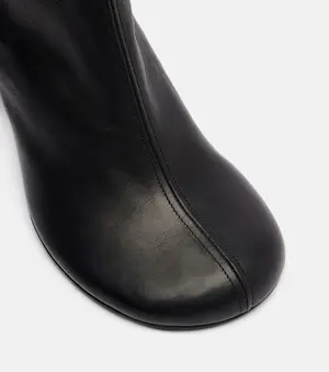 Dries Van Noten Leather Ankle Boots