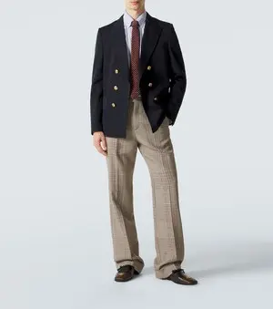 Valentino Garavani Double-breasted Virgin Wool Blazer