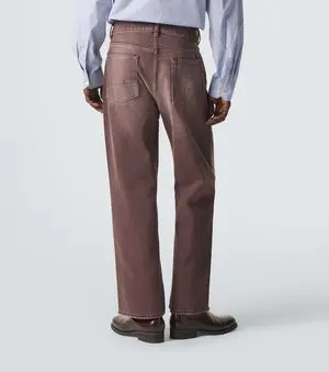 Our Legacy Third Cut Straight Jeans In Overdyed Choco Melon