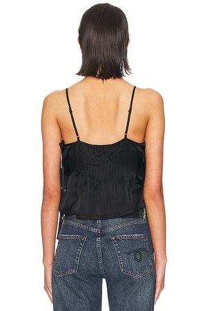 R13 Square Neck Ties Cami Top