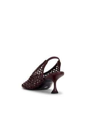 Proenza Schouler Perforated Slingback Pumps - Currant