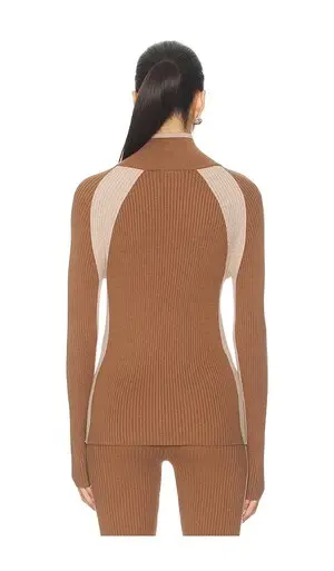 Varley Bellings Half Zip Knit Top
