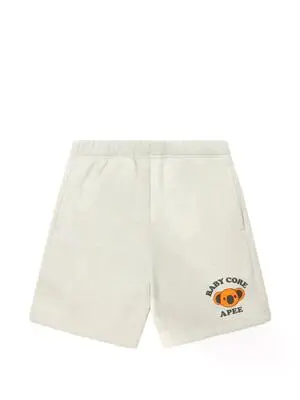 A BATHING APE Graphic Detail Shorts - Neutrals