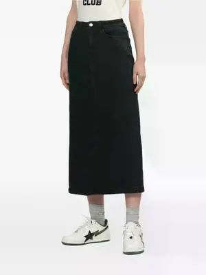 A BATHING APE Denim Maxi Skirt