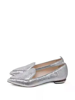 NICHOLAS KIRKWOOD Beya Sequin Pointed Ballet Flats