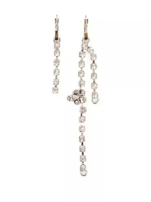 MAISON MARGIELA Tone Crystal Drop Earrings