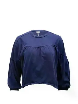 APIECE APART Gathered Yoke Cotton Blouse