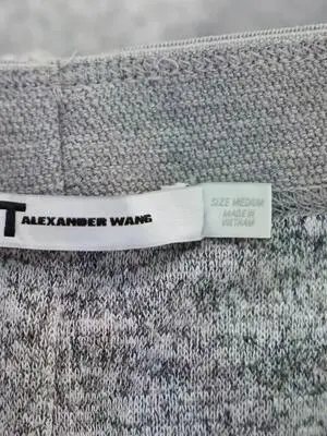 ALEXANDER WANG Draped Mini Skirt - Grey