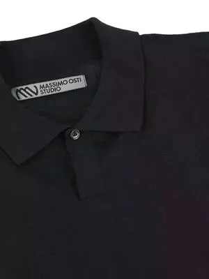 MASSIMO OSTI STUDIO Button Short-sleeve Polo Shirt