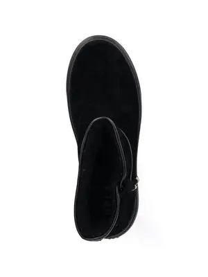 Furla Suede Heeled Boots