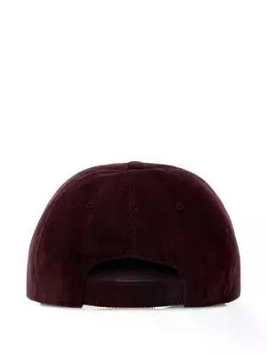 Fendi Corduroy Baseball Cap - Red