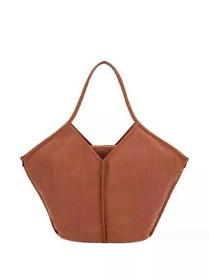 Hereu Leather-trimmed Tote Bag - Brown