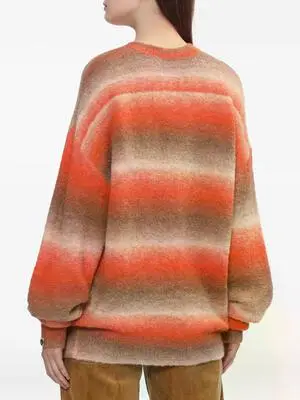 A BATHING APE Striped Crewneck Sweater