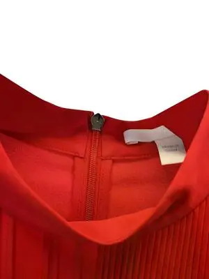 BOSS Pleated Mock-neck Top