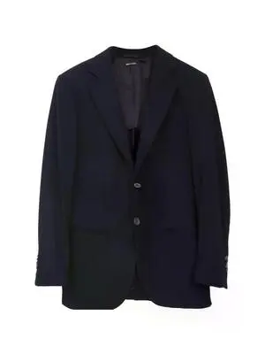 Giorgio Armani Single-breasted Blazer - Blue