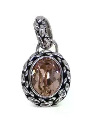 SWAROVSKI Embellished Crystal Pendant - Silver