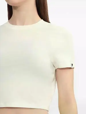 A BATHING APE Heart Motif Cropped T-shirt