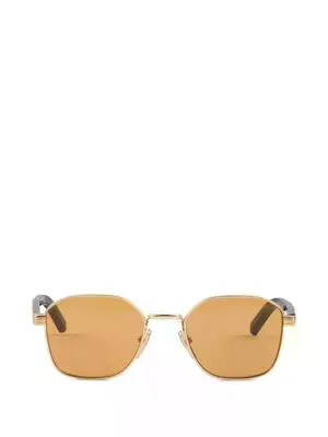 Prada Square-frame Sunglasses - Gold