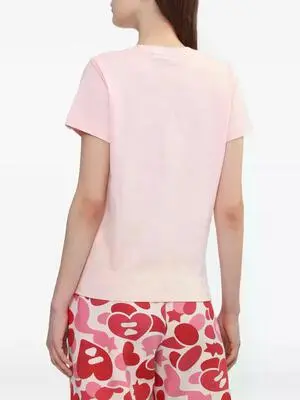 A BATHING APE Printed Cotton T-shirt - Pink
