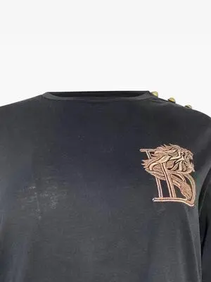 Balmain Embroidered Long-sleeve T-shirt