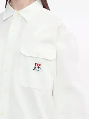 A BATHING APE Heart Pocket Shirt