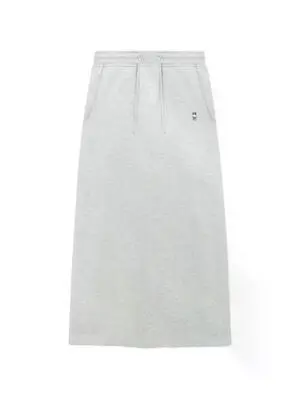 A BATHING APE Maxi Skirt With Drawstring Waistband - Grey