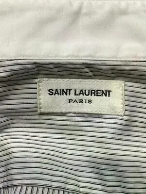 Saint Laurent Striped Long-sleeve Shirt