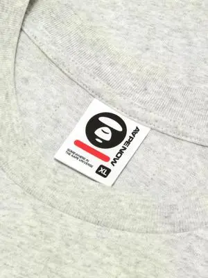 AAPE BY *A BATHING APE Aape Logo Appliqué T-shirt - Grey