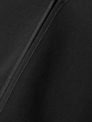 Maticevski Kombat" Crepe Top With Cap Shoulders And V-neckline