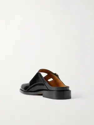 Marni Woven Leather Slip-on Mules - Black