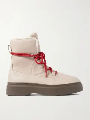 Varley Selva Leather Ankle Boots - Neutrals