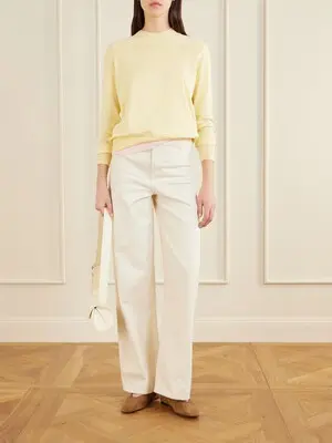 JIL SANDER Cotton Crew Neck Sweater