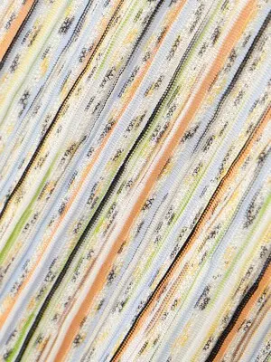 Missoni Draped Striped Sequined Ribbed-knit Maxi Dress