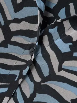 Matteau Printed Silk Crepe De Chine Shirt - Multi